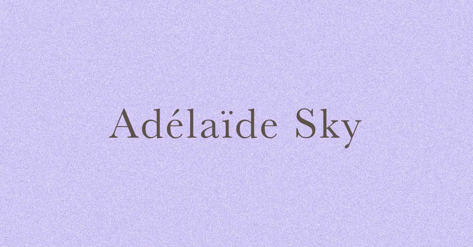 Adélaïde Sky